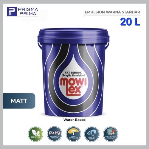 Jual Cat Tembok Interior Mowilex Acrylic Emulsion Pail 20 Liter - E100 ...