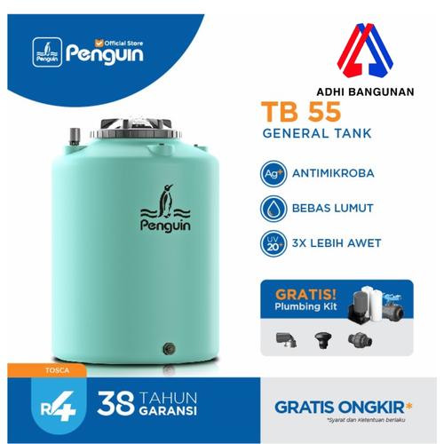 Jual Tangki Toren Air PENGUIN 500 Liter TB55 - BONUS PLUMBING KIT ...