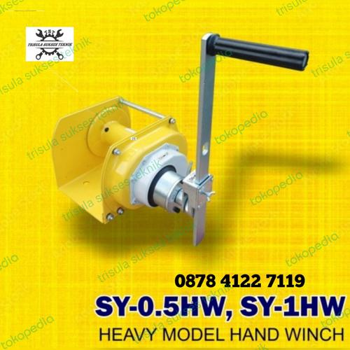 Jual Hand Winch / Boat Winch / Katrol Manual 1 Ton Heavy Model SY1HW ...