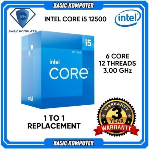 Jual PROCESSOR INTEL CORE i5 12500 3.00 GHz BOX SOCKET 1700 GARANSI 3 ...