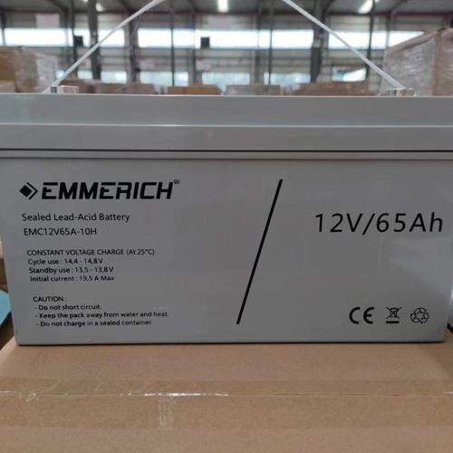 Jual Battery UPS Emmerich 12V 65Ah. VRLA BATERAI Aki Kering 65 Ah 12 ...