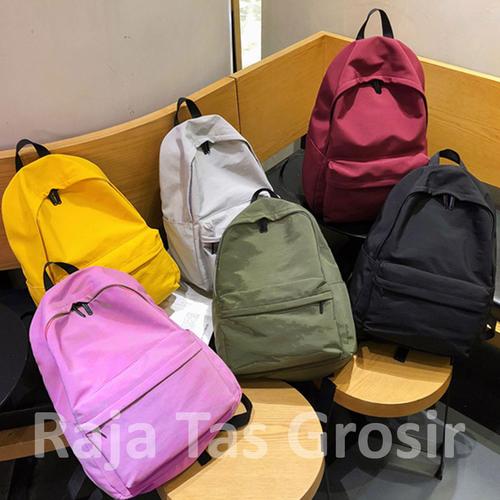 Promo Tas Ransel Polos Tas Sekolah Remaja Perempuan SMP SMA Kuliah uk ...
