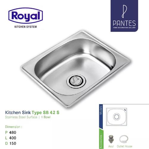 Jual Bak Cuci Piring | Kitchen Sink | Washtafel Stainless Royal SB 42 S ...