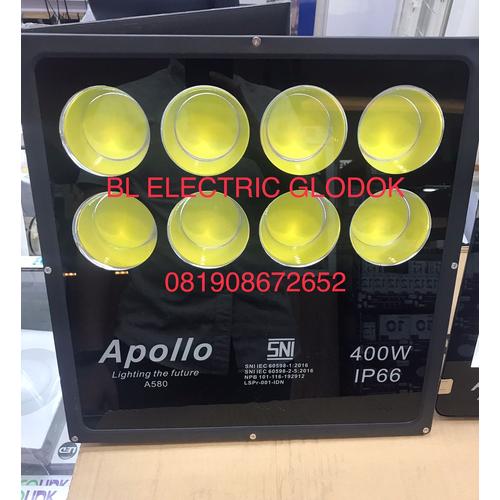 Jual Lampu Sorot LED Apollo COB 400W 400 WATT Floodlight A580 Garansi ...
