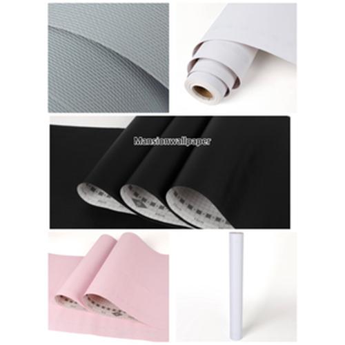 Jual Wallpaper Sticker Polos Putih Pink Hitam Abu Cream Tekstur DIY ...