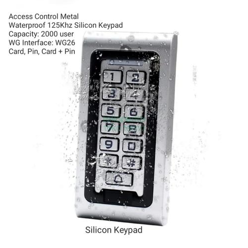 Jual Waterproof Access Control Metal RFID 125Khz Silicon Keypad ...