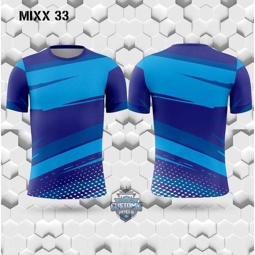 Jual kaos jersey baju jersey kaos mixx 33 baju olahraga - XS, pique ...