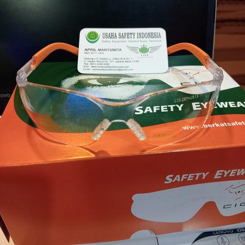 Jual Safety Glasses / Kacamata CIG Angler Clear Original Promo ...