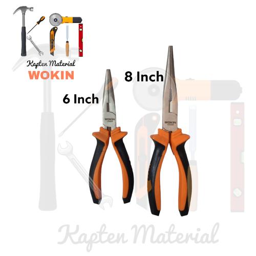Jual Tang Lancip 6 Inch Wokin | Long Nose Plier 8" | Tang Jepit Runcing ...