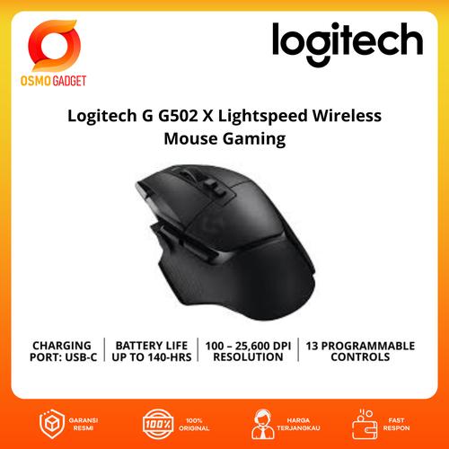 Jual Logitech G502 X LIGHTSPEED Mouse Gaming Wireless HERO 25K DPI ...