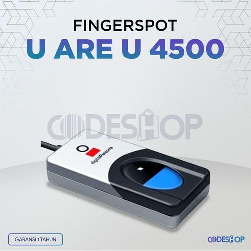 Promo Fingerprint Sidik Jari Fingerspot U are U 4500 USB PC Based Cicil ...