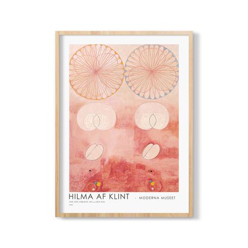 Jual Poster "Hilma af Klint The Ten Largest No.9" + Premium Frame Kayu ...