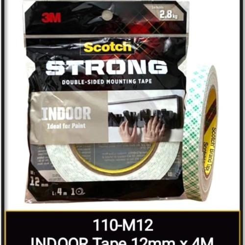 Jual 3M Scotch Strong Indoor Double Tape .Mounting Tape 12mm x 4m - Jakarta Barat - KJU ...