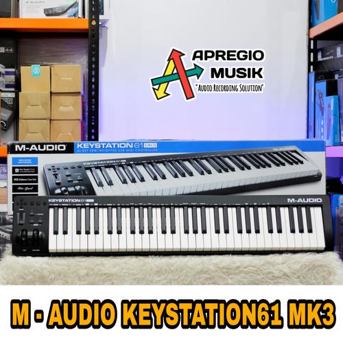 Jual M-Audio Maudio Keystation 61 MK3 USB MIDI Keyboard Controller ...
