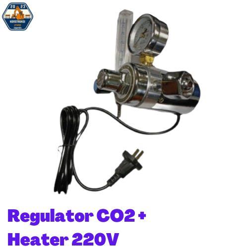 Jual Regulator Las CO2 Heater / Regulator CO2 + Heater 220V - Jakarta ...