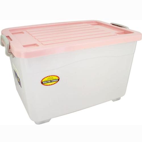 Jual Container Box Dgn Roda 50 Liter Kotak Plastik Sierra Green Leaf ...