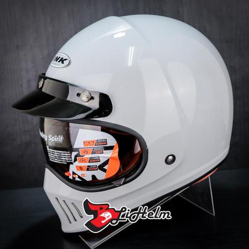 Jual HELM INK TROOPER SOLID | ASPHALT GREY | RETRO CLASSIC DDRING - XL ...