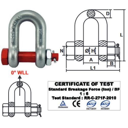 Jual Shackle / Segel / Begel / Sekel D Dee G 2150 Bolt Type ...