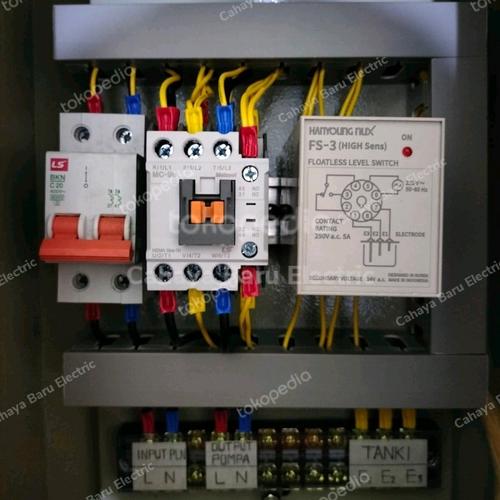 Jual panel pompa 1 phase 2 hp 1 kontrol tangki/sumur auto manual - Kab ...