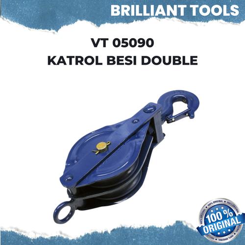 Jual Katrol Besi Angkat Barang 1 Ton / Pulley Block Double Biru KDK - 2 ...