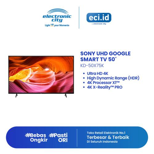Promo Sony 50 Inch Smart TV UHD - KD-50X75K Cicil 0% 3x - Jakarta ...