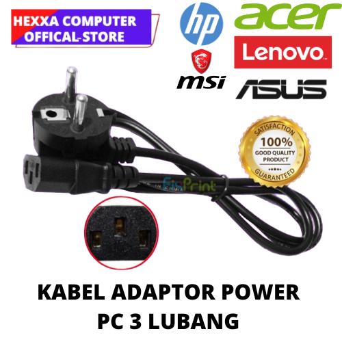 Jual Kabel Power Komputer Colokan Listrik 3 Lubang Adaptor PC - Kab ...