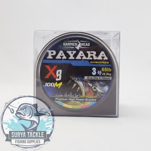 Jual Senar PE Hammerhead Payara No.3 65lbs/ 29.5kg/0.30mm - Kota ...
