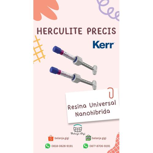 Jual Herculite Precis Composite Kerr Nano Komposit Bahan Tambal Dental ...