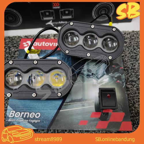 Jual Autovision Fog Light Borneo N3 Mini Biled Projie 140w 2 Warna