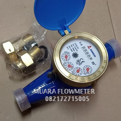 Jual Flowmeter Amico 3/4 inch DN 20 - meteran air 3/4" water meter ...