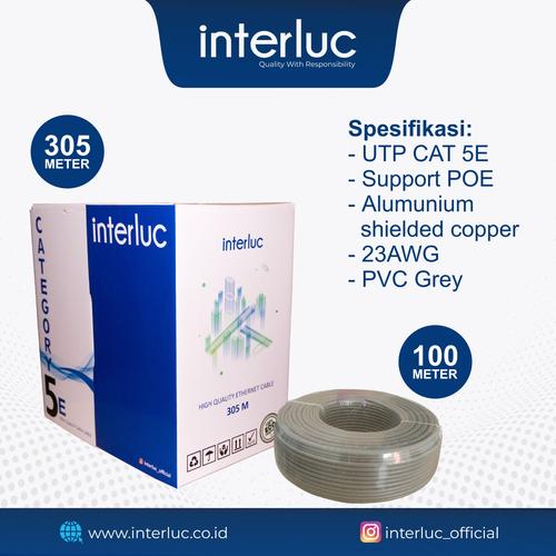 Jual Kabel Cat5e interluc UTP cat 5e cat 5 cat5 Lan kabel internet edge ...