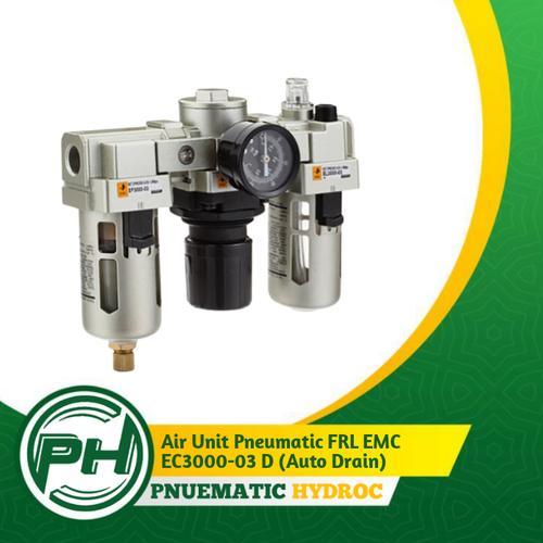 Jual Air Unit Pneumatic FRL EMC EC3000-03 D (Auto Drain) - Jakarta ...