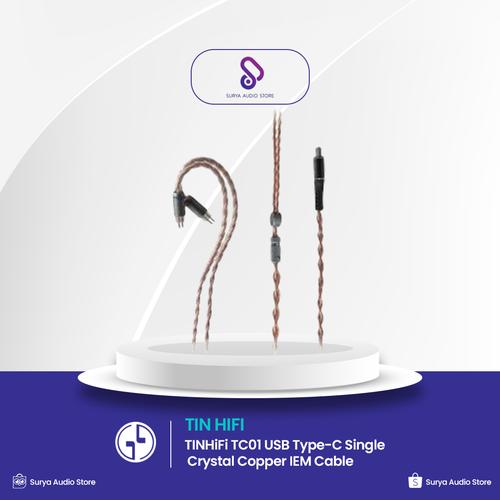 Jual TINHiFi TC01 USB Type-C Single Crystal Copper IEM Cable - Kota ...