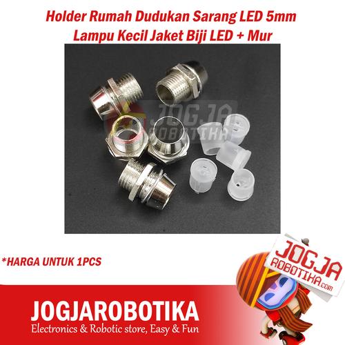 Jual Holder Rumah Dudukan Sarang LED 5mm Lampu Kecil Jaket Biji LED ...