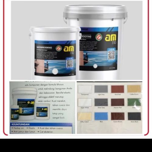 Jual Am 110 Cat Waterproofing Pelapis Anti Bocor 20kg - Milky Cream ...