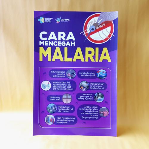 Jual Poster Kesehatan | Poster Cara Mencegah Malaria | Pencegahan ...