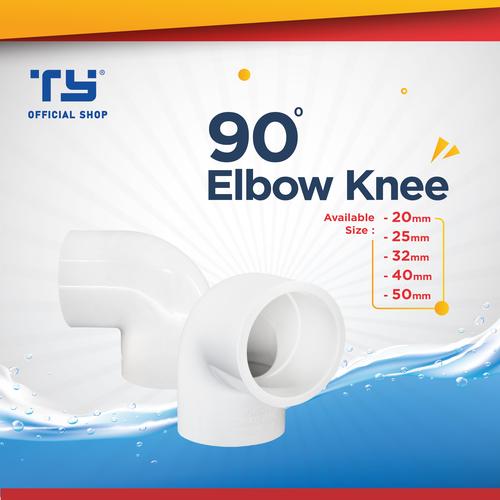 Jual TY 90 Deg Elbow Knee / Keni / L Pipa Pipe U – PVC by 3 Pawns ...