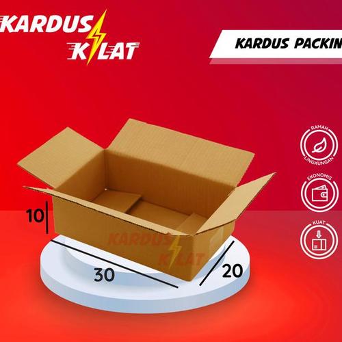 Jual kardus packing 30x20x10 - karton box packaging dus kardus polos ...