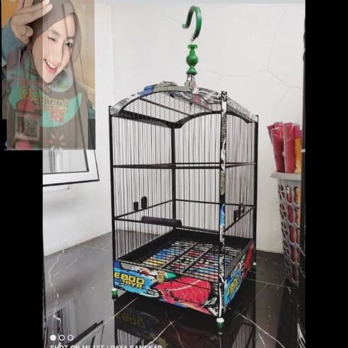 Jual stiker sangkar berbagai decal kandang burung custom n ukuran nama ...