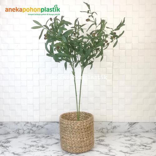 Jual Pohon Daun Zaitun Tangkai X4 Artificial Olive Tree Cover Eceng ...