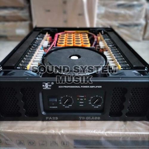 Jual Power Amplifier RDW FA23 FA 23 2 channel class TD Original - Kota ...