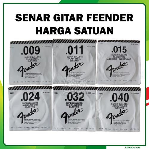 Jual Senar Gitar Fender String / Senar Gitar Fender Satuan - No.2 (011 ...