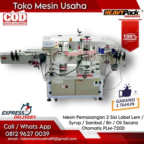 Jual Mesin Label Sticker Botol Otomatis 2 Sisi PLM-720D HEAVYPACK ...
