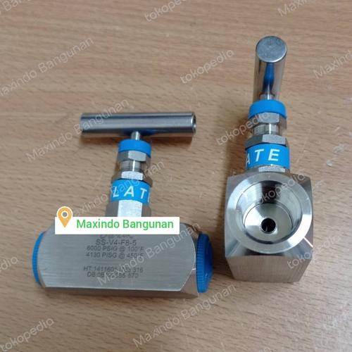 Jual Needle Valve 1/4" Inch Class 6000 Stainless Steel 316 / Needle ...
