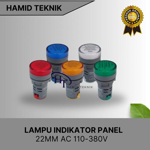 Jual Lampu Indikator Panel ( Pilot Lamp ) LED 22mm AC 110-380V - Putih ...