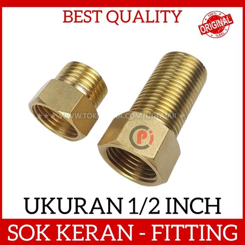 Jual Sok Soket Keran Drat Luar Dalam Derat 1/2 Inch Fitting Kran ...