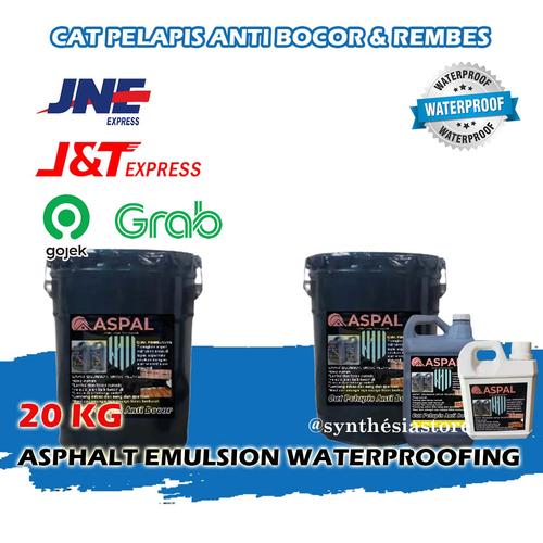 Jual Aspal Cair 20 KG Pelapis Solusi Anti Bocor Atap Rumah Dak Talang ...