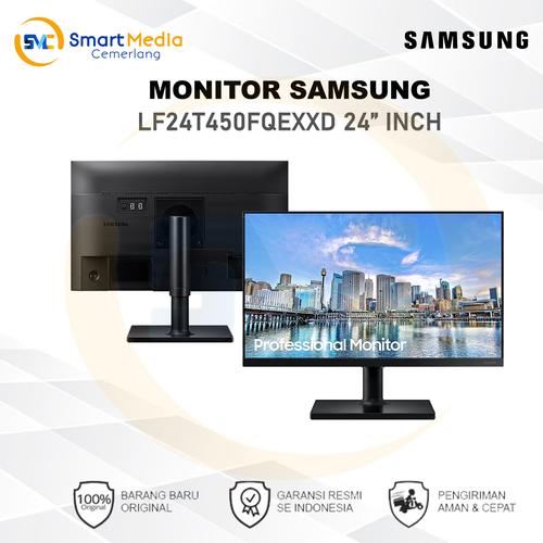 Promo Monitor Samsung 24" LF24T450FQEXXD 75Hz FHD IPS Bezel-less ...