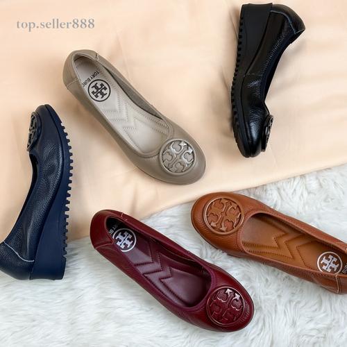 Jual TB Sepatu Wanita Wedges 4 cm 100 % Kulit Asli AH 318 LB - Black ...