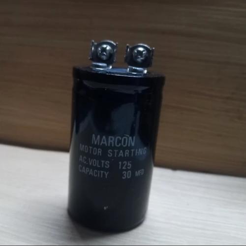 Jual STARTING CAPACITOR MERK = MARCON UKURAN/VARIAN 30MFD /125 VAC ...